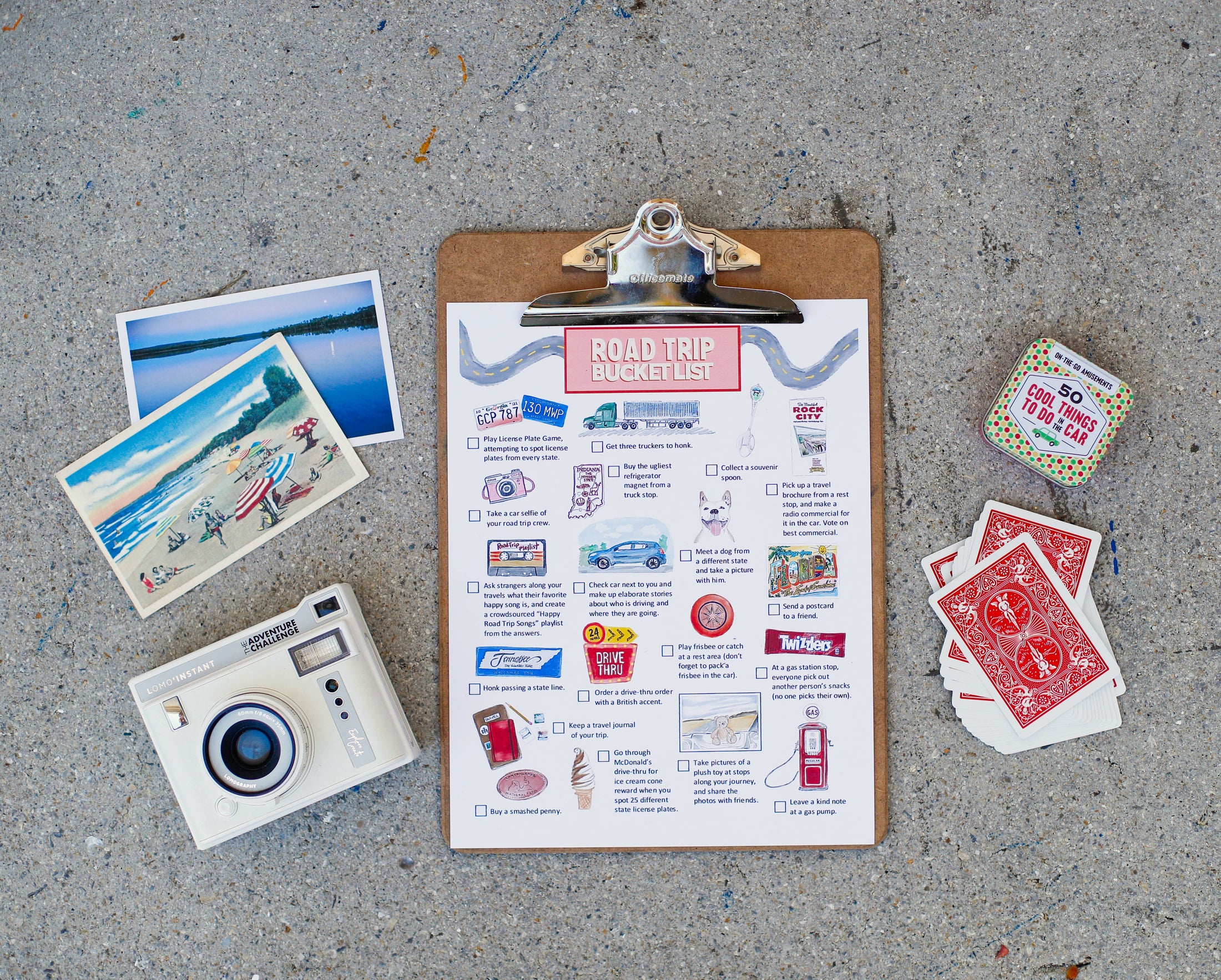 Road Trip Bucket List Digital Download – Enjoying the Small Things